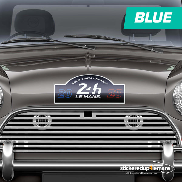 24h Le Mans Logo Rally Plate Style Sticker Decal - StickeredUp4LeMans